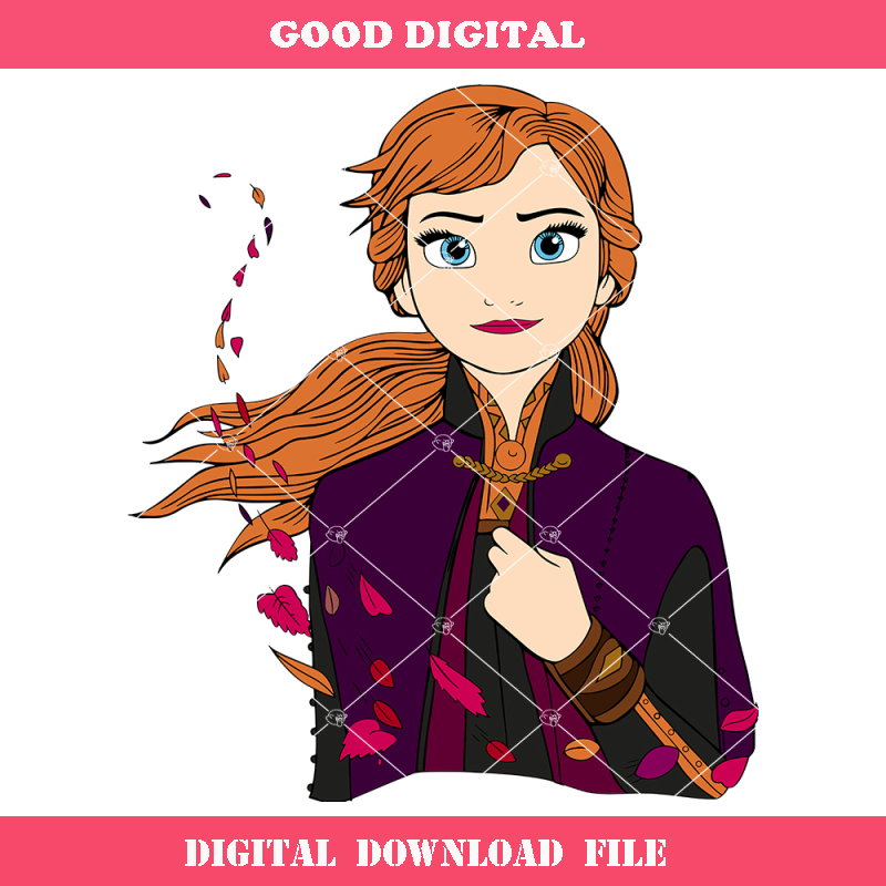 Anna Frozen Svg, Anna Princess Svg, Disney Princess Svg - Inspire Uplift