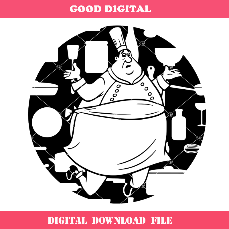 Auguste Gusteau Svg, Anyone Can Cook Svg, Disneyland Ears | Inspire Uplift