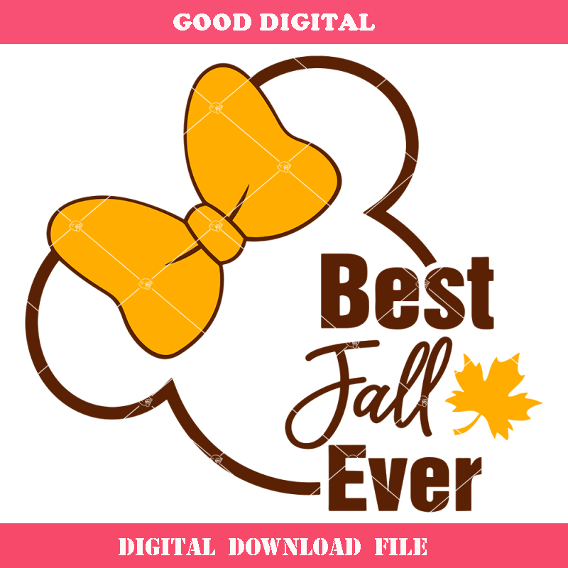 Best Fall Ever Svg, Autumn Mouse Head Svg, Hello Fall Svg | Inspire Uplift