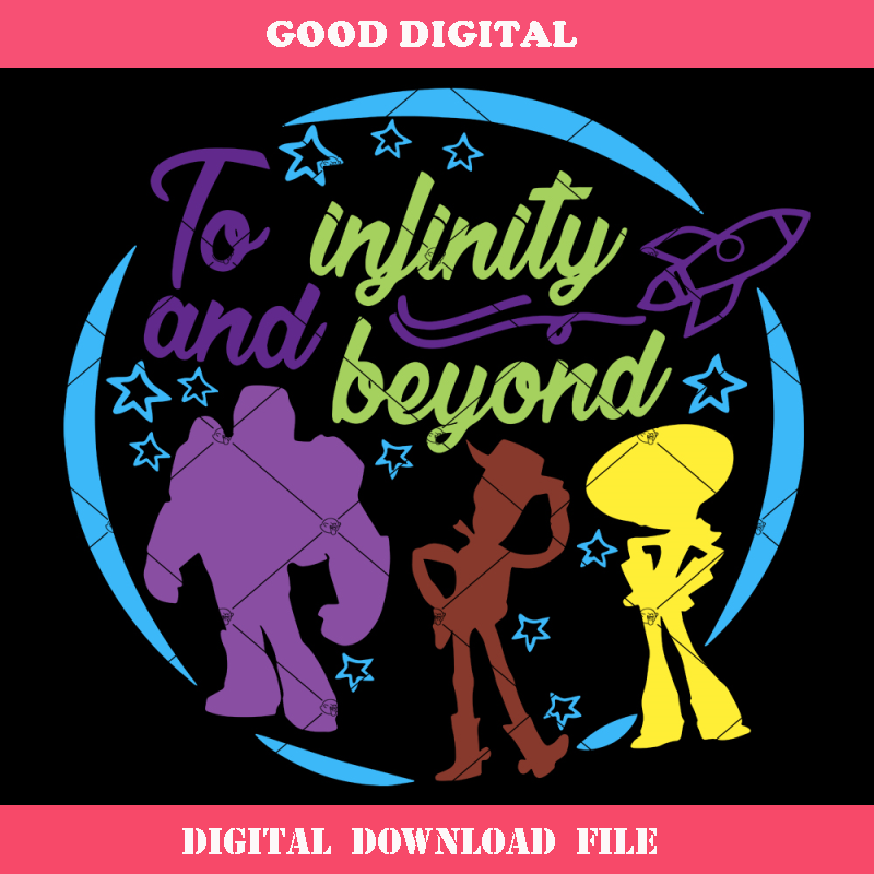 Best Friends Toy Story Svg, To Infinity and Beyond Svg | Inspire Uplift
