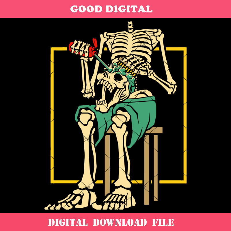 Brain Washing Machine Svg, Meticulous Skeleton Svg | Inspire Uplift