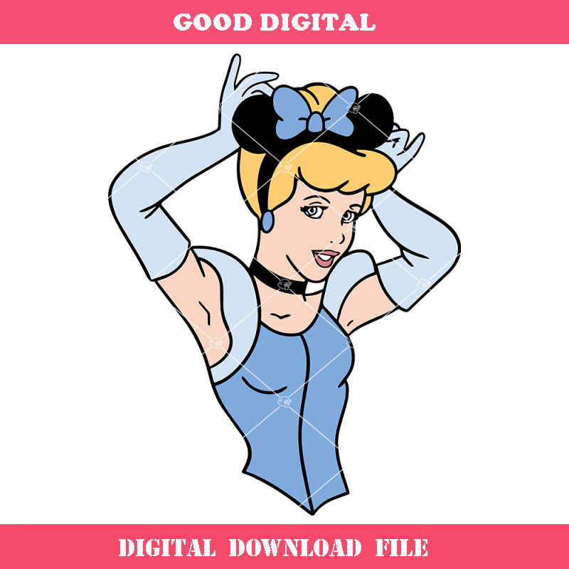 Cinderella Princess Svg, Mouse Ears Svg, Disney Princess Svg | Inspire ...