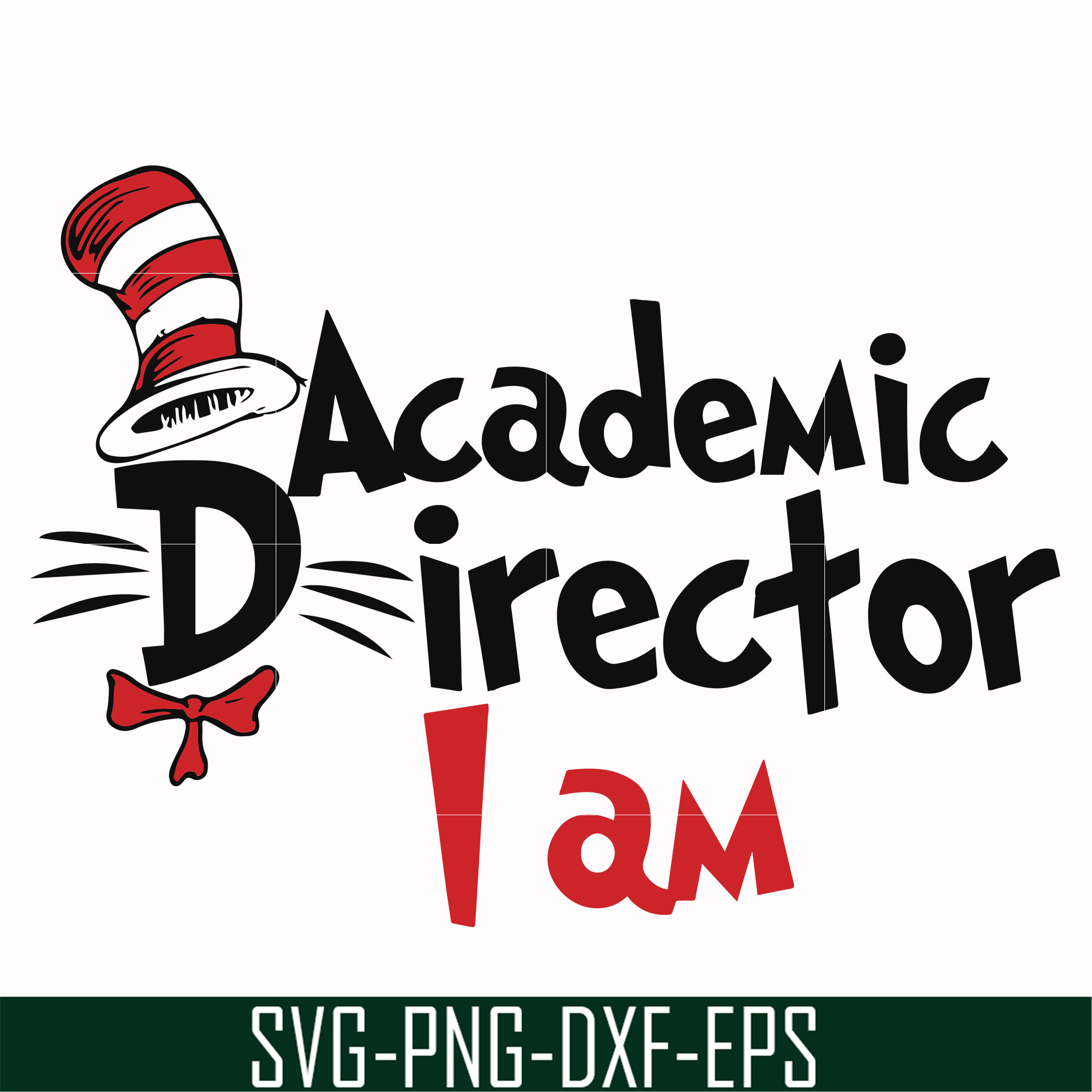 Academic director I am svg, png, dxf, eps file DR000133 - Inspire Uplift