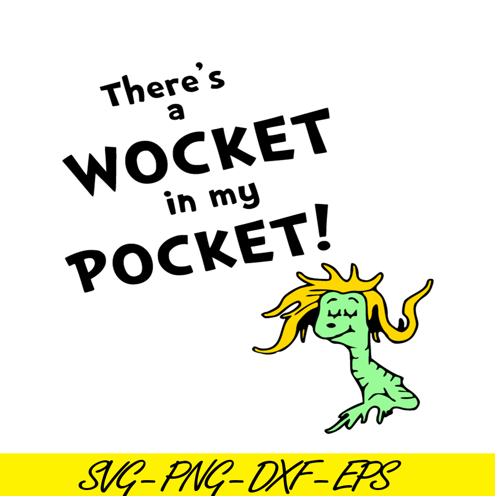 Wocket in my pocket SVG, Dr Seuss SVG, Cat In The Hat SVG DS | Inspire ...