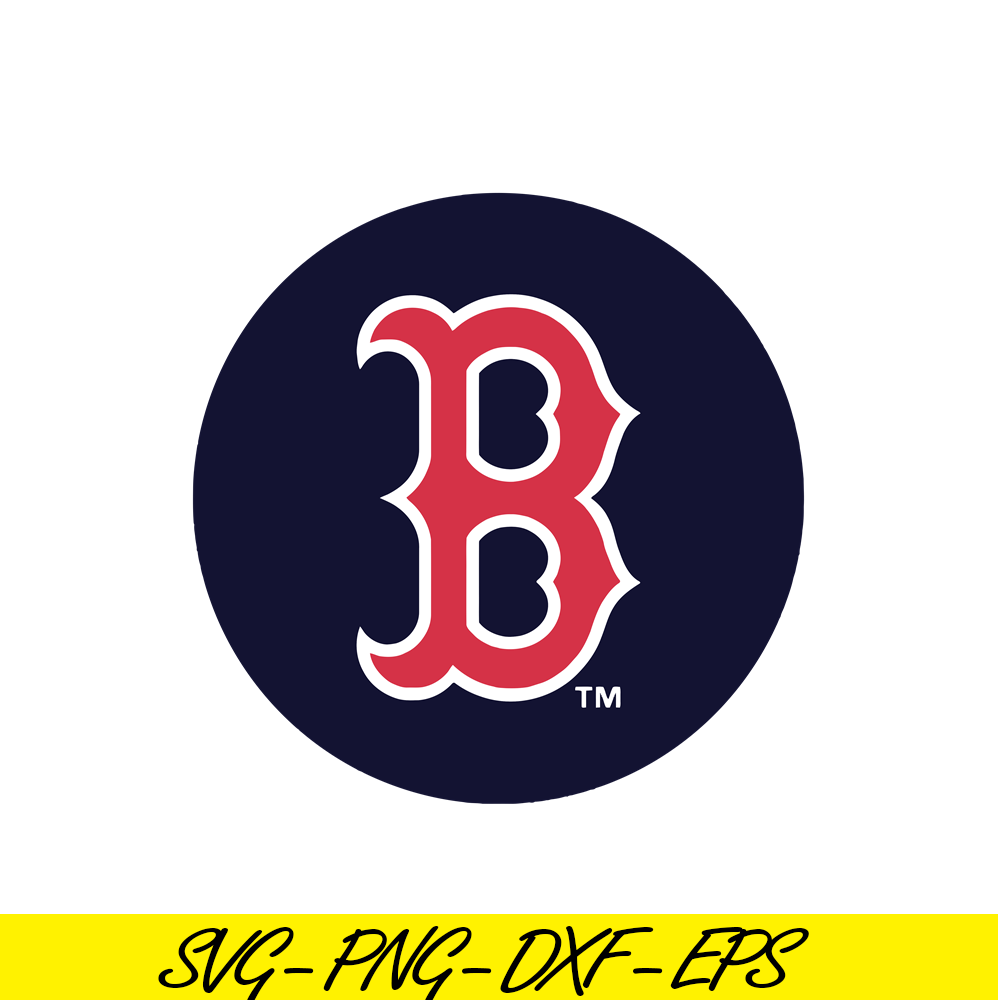 Boston Red Sox B Logo SVG PNG DXF EPS AI, Major League Baseb | Inspire ...