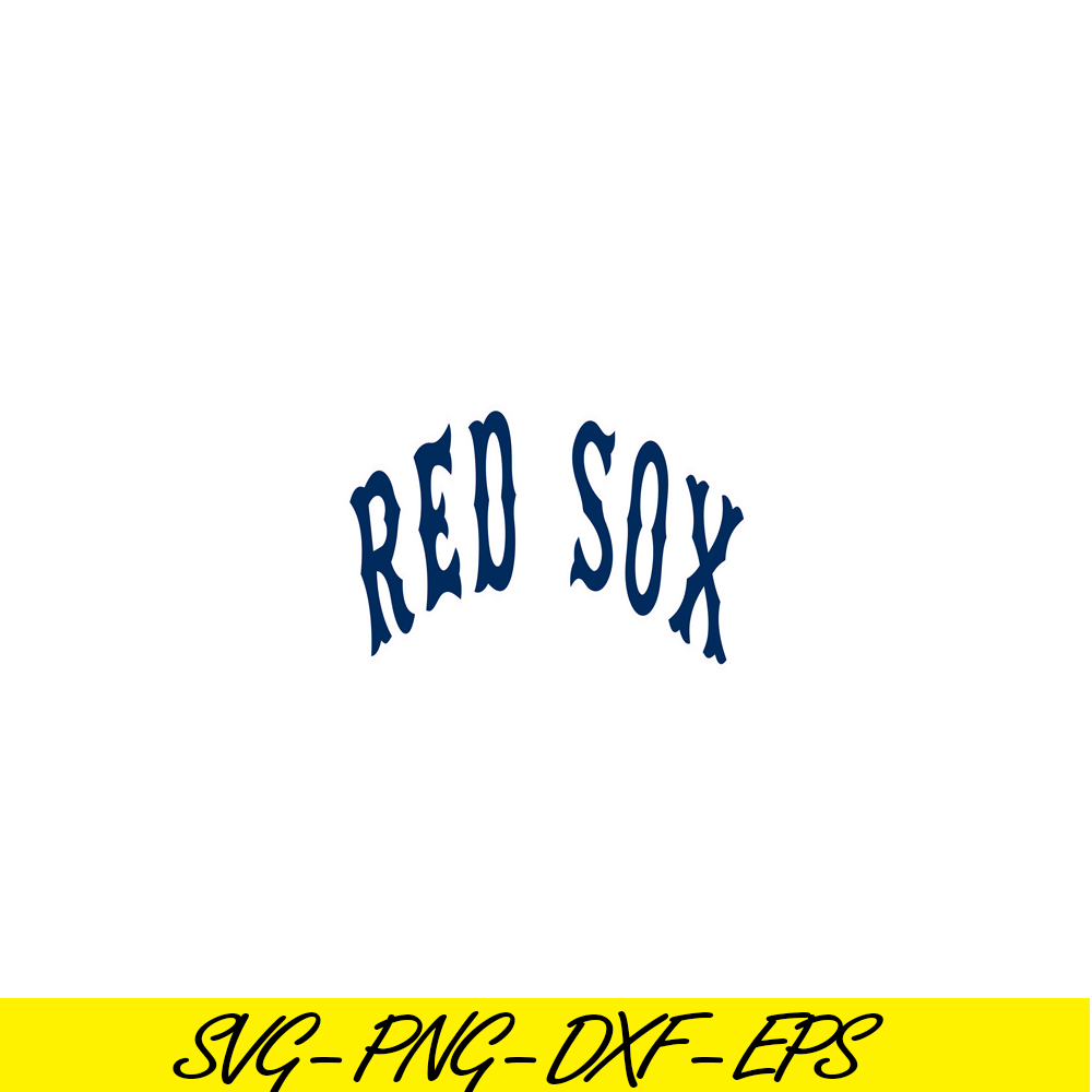 Red Sox Text SVG PNG DXF EPS AI, Major League Baseball SVG, | Inspire ...