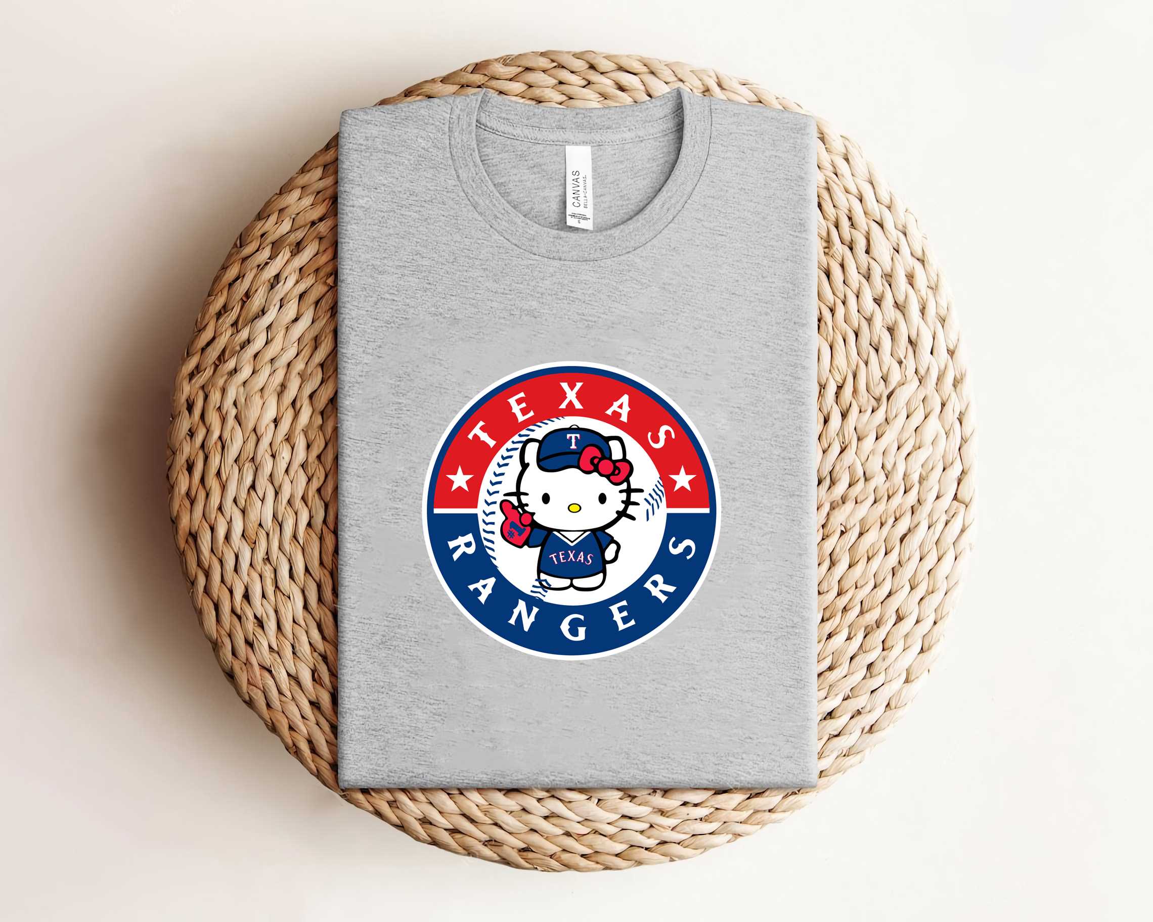 Hello Kitty Character Texas Rangers Shirt Shirt Shirt | Inspire Uplift