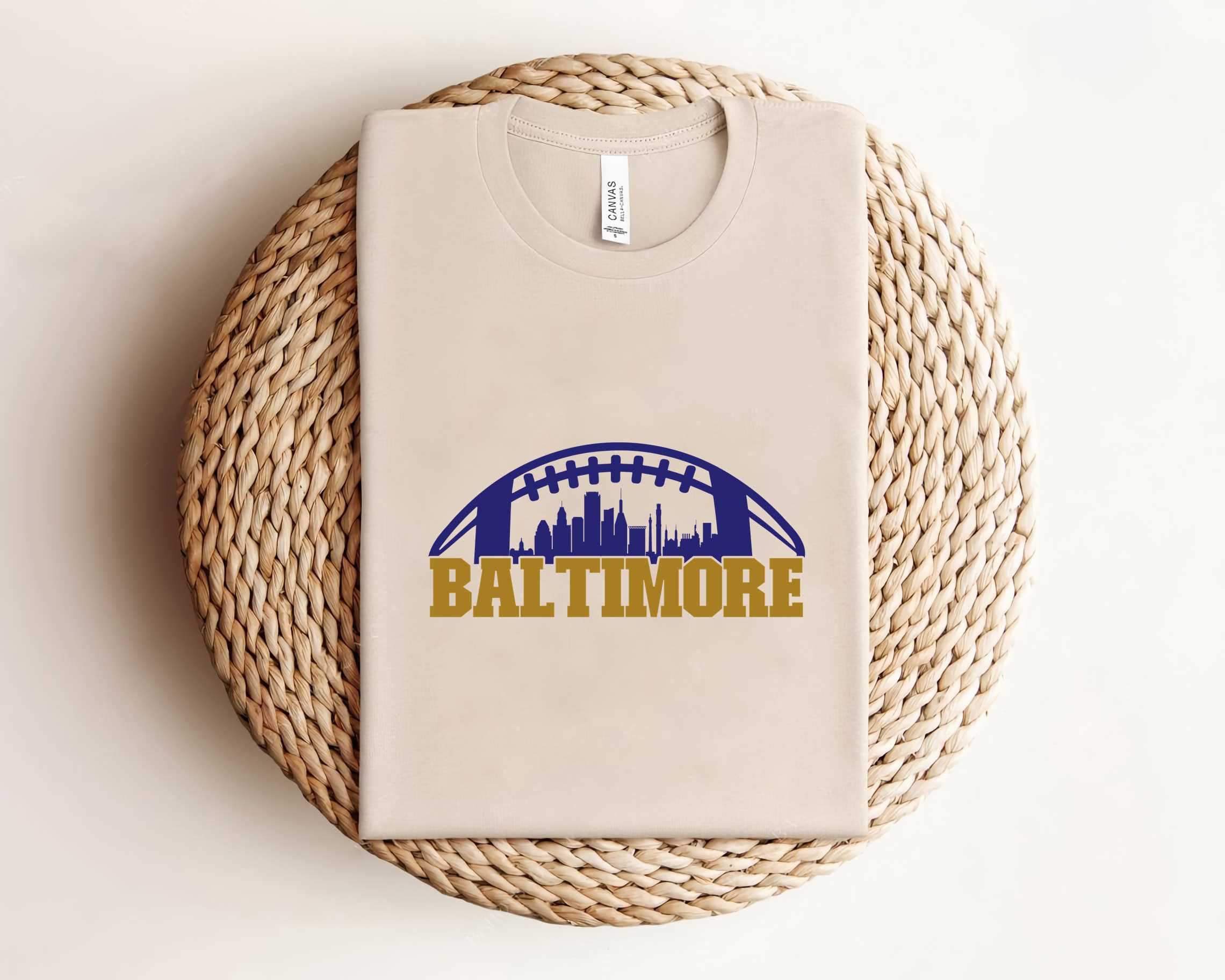 Baltimore Football Skyline Shirt Shirt Shirt | Inspire Uplift