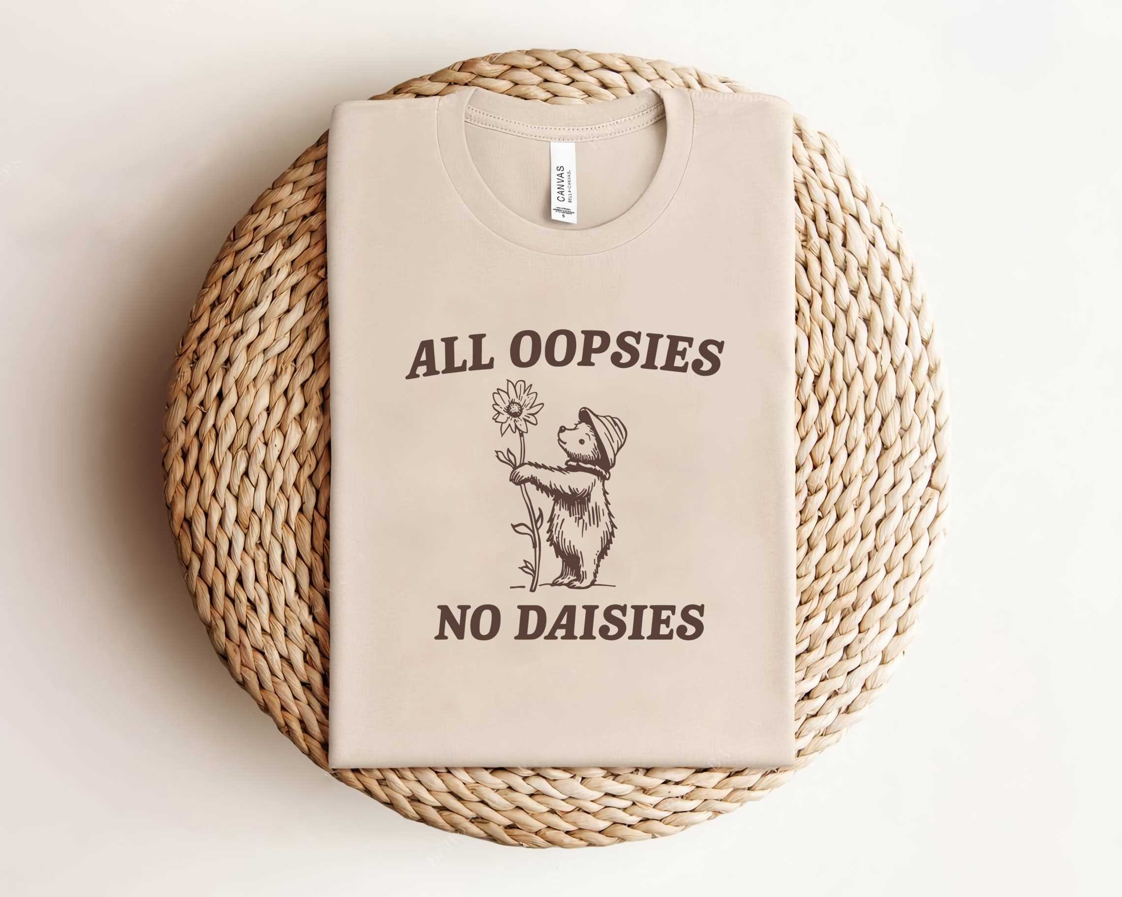 All Oopsies No Daisies Funny Raccoon Shirt | Inspire Uplift