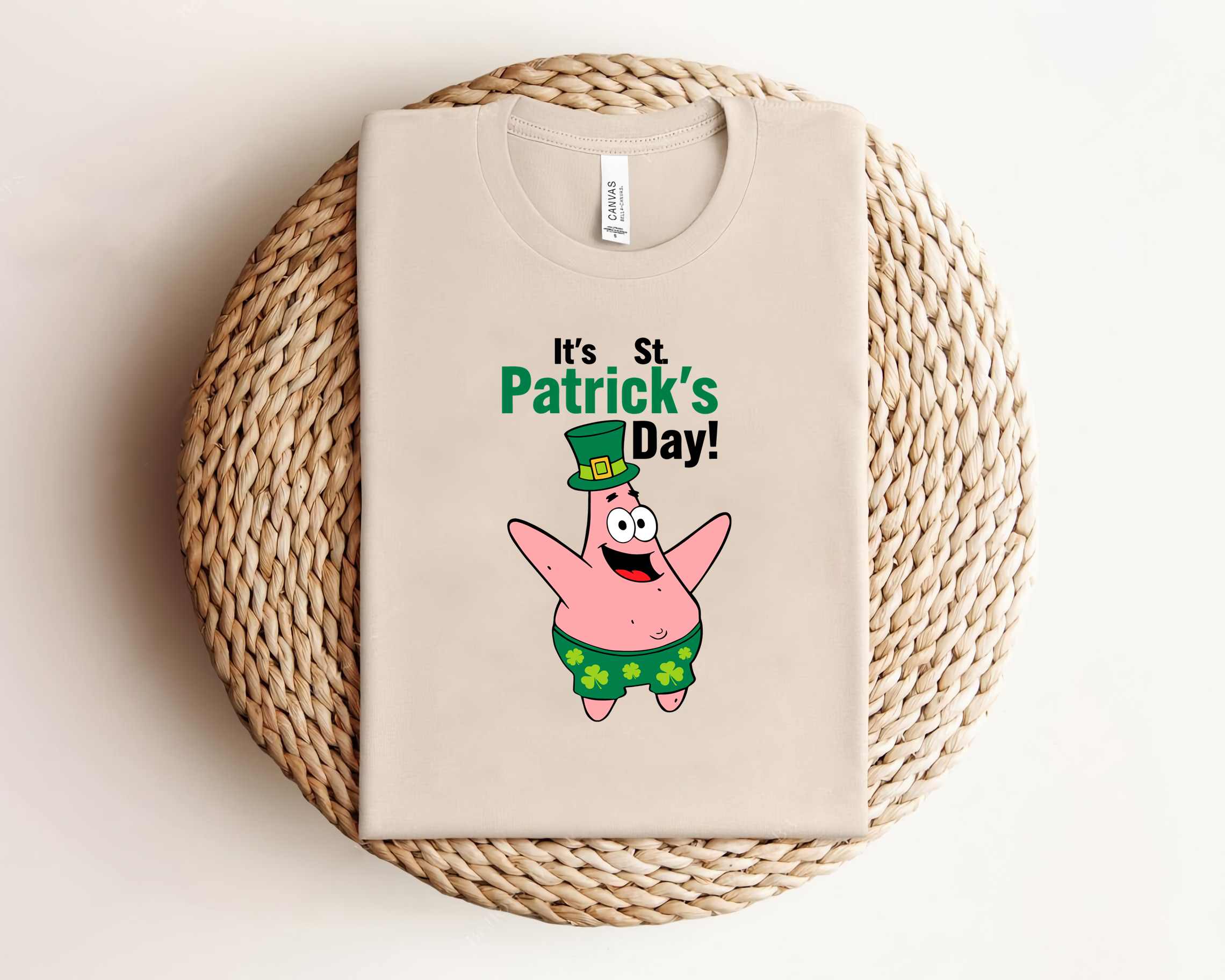 Its St Patricks Day Patrick Star Spongebob Shirt | Inspire Uplift
