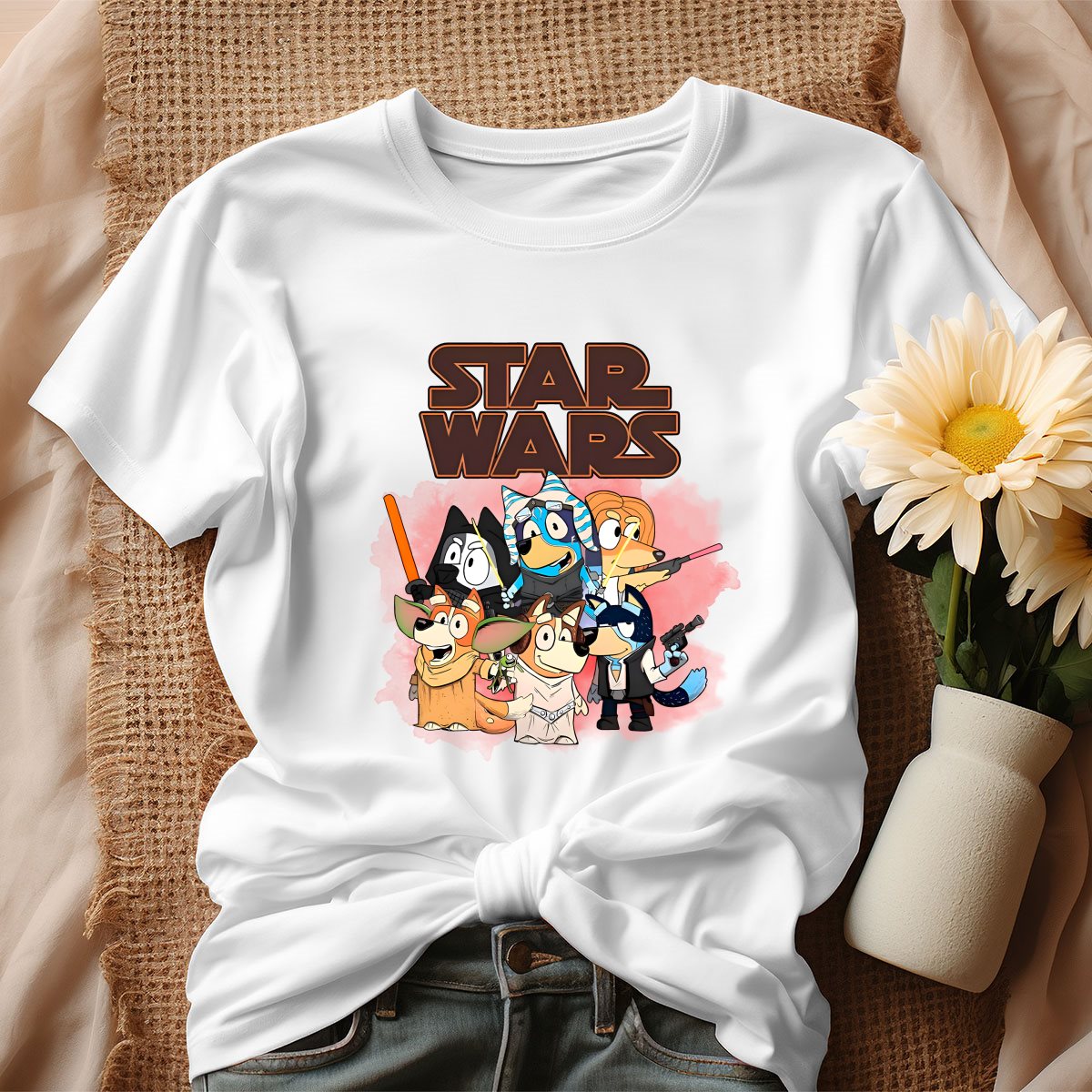 Bluey Friends Star Wars Characters Shirt - Inspire Uplift