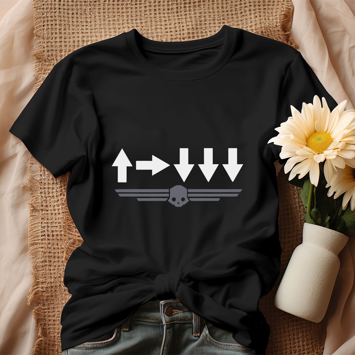 Retro Helldivers 500 kg Bomb Shirt - Inspire Uplift