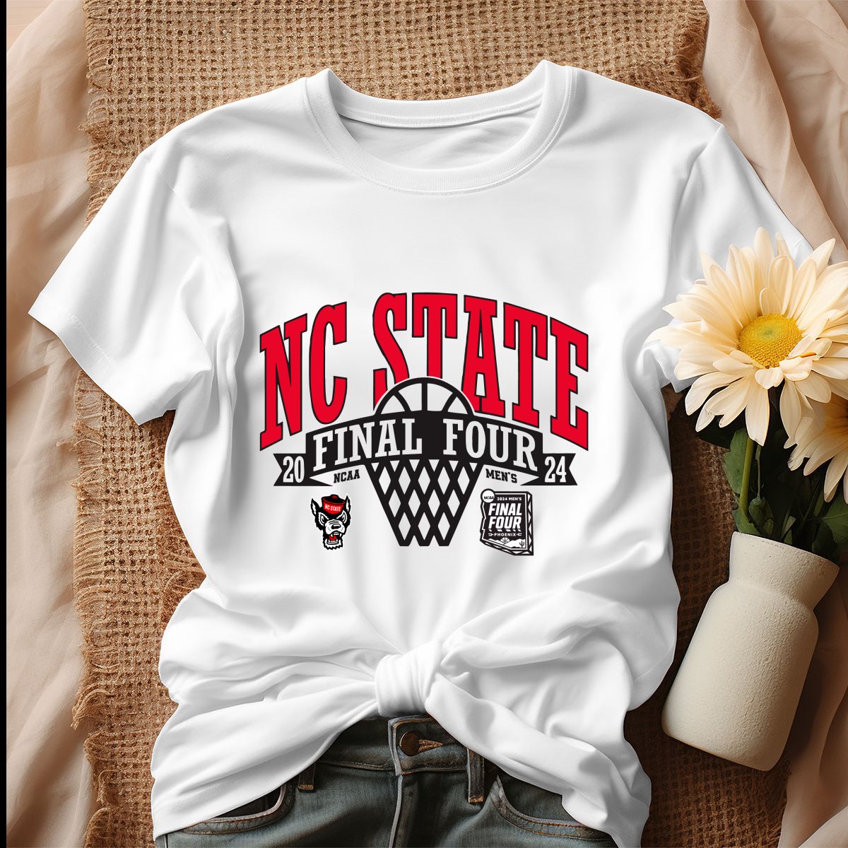 NC State Final Four 2024 Mens Basketball Shirt | Inspire Uplift