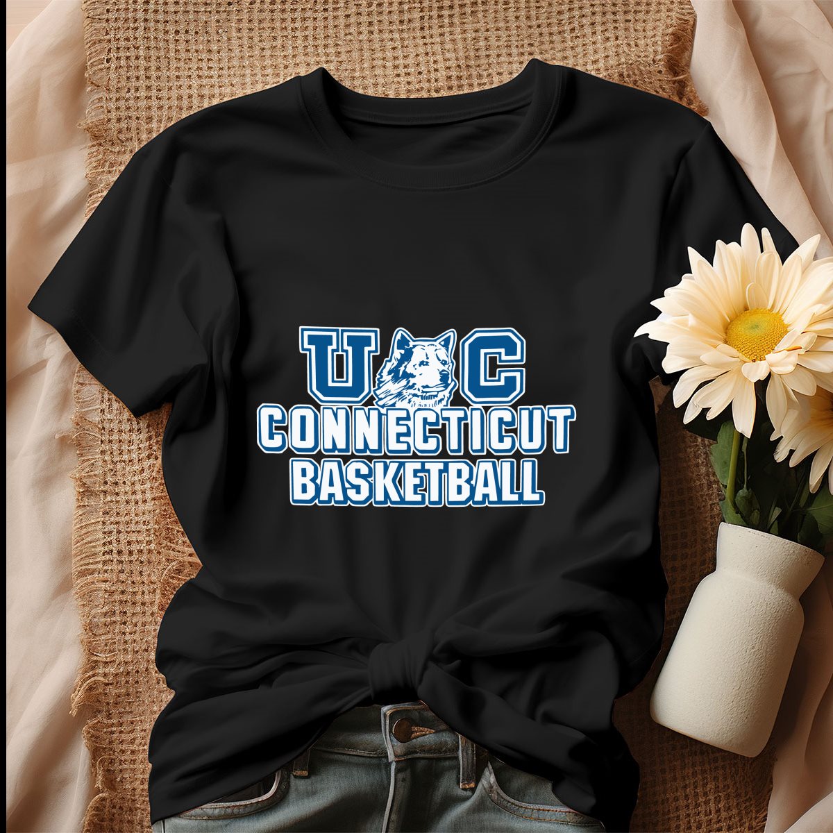 UC UConn Huskies Connecticut Basketball Shirt - Inspire Uplift