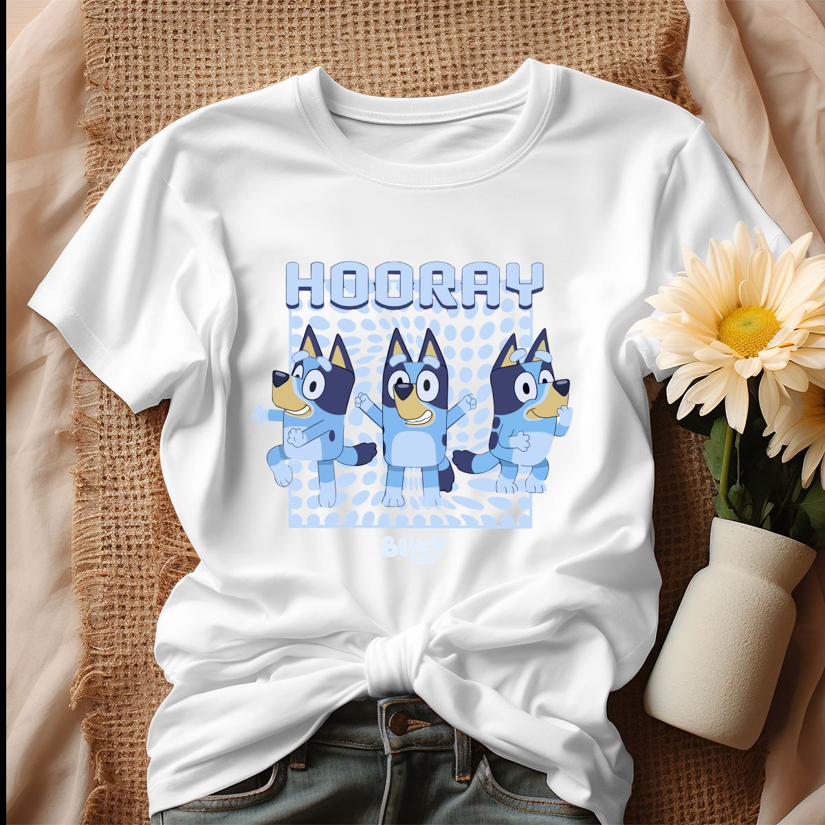 Funny Hooray Bluey Cartoon Shirt - Inspire Uplift