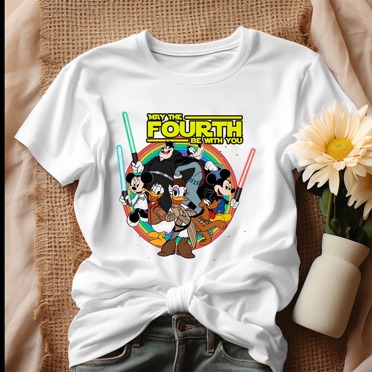 May The Fourth Be With You Mickey Mouse Shirt | Inspire Uplift