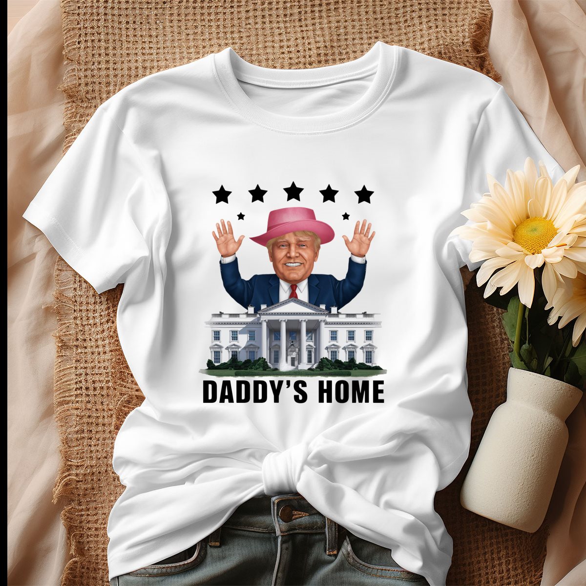 White House Daddys Home Trump Meme Shirt - Inspire Uplift
