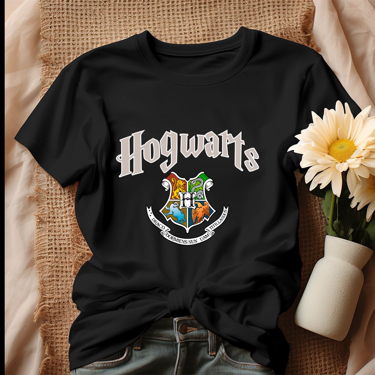 Retro Hogwarts Logo Harry Potter Shirt, Tshirt - Inspire Uplift