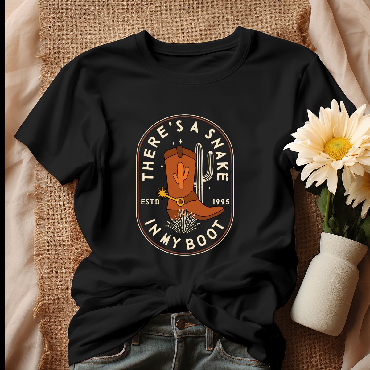 Retro Woody Theres A Snake In My Boot 1995 Shirt | Inspire Uplift