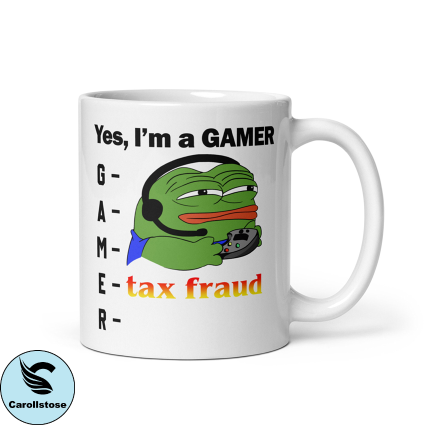 Tax Fraud Gamer Meme Coffee Mug,Funny Mug,Coffee Mug,Weird C | Inspire ...