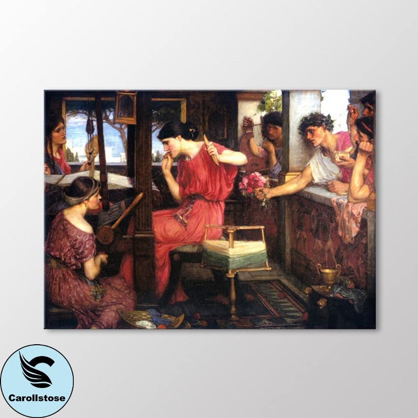 Penelope and the Tailors 1912 by John William Waterhouse Can | Inspire ...
