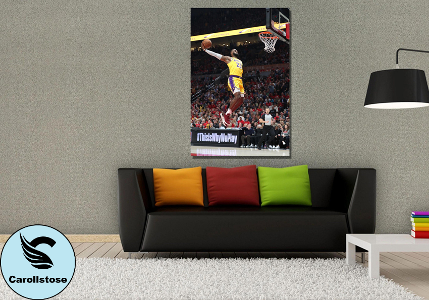 Lebron James Poster, Lebron James Canvas Wall Art, NBA Poste | Inspire ...