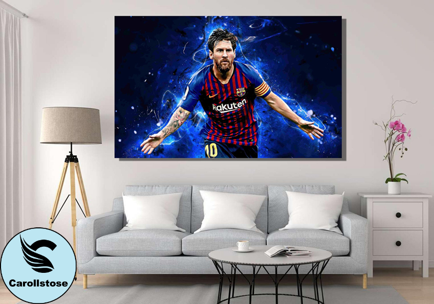 Lionel Messi Canvas Wall Art, Lionel Messi Poster, Lionel Me | Inspire ...