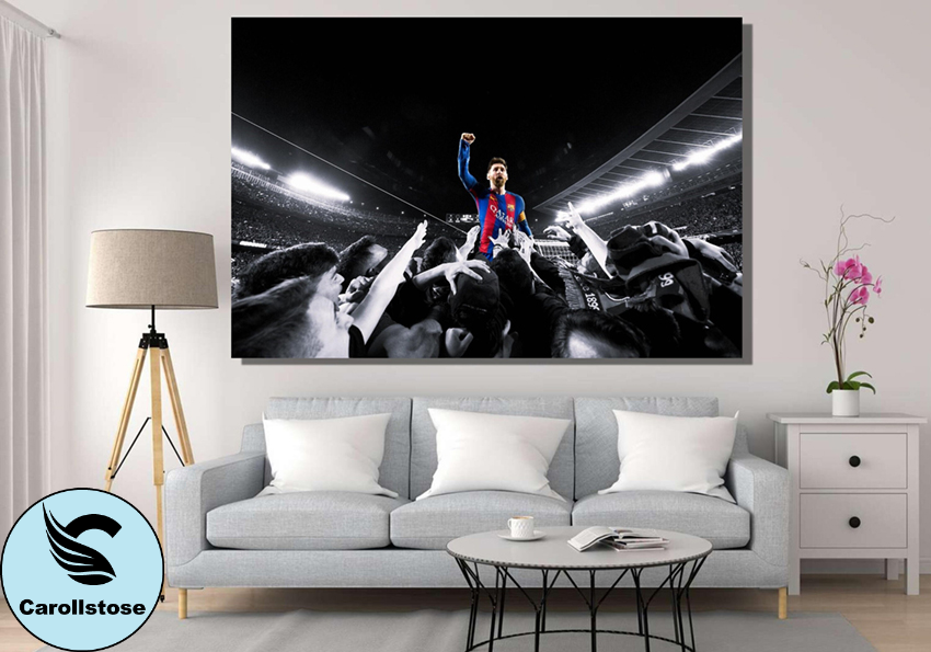 Lionel Messi Canvas Wall Art, Lionel Messi Poster,Lionel Mes | Inspire ...