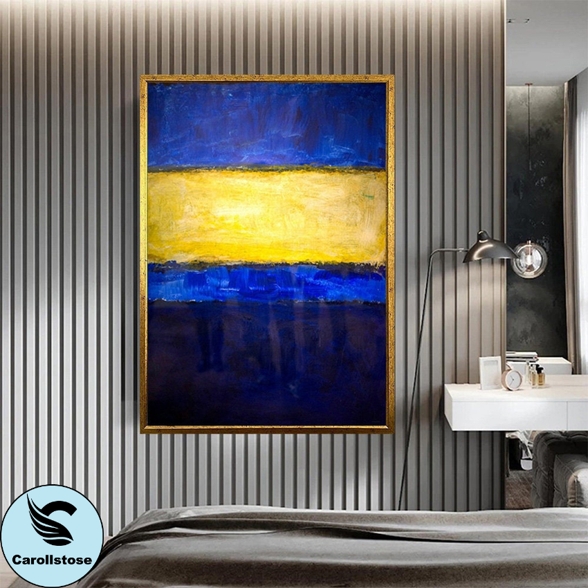 Mark Rothko Blue And Yellow Canvas Wall Art, Rothko Reproduc | Inspire ...