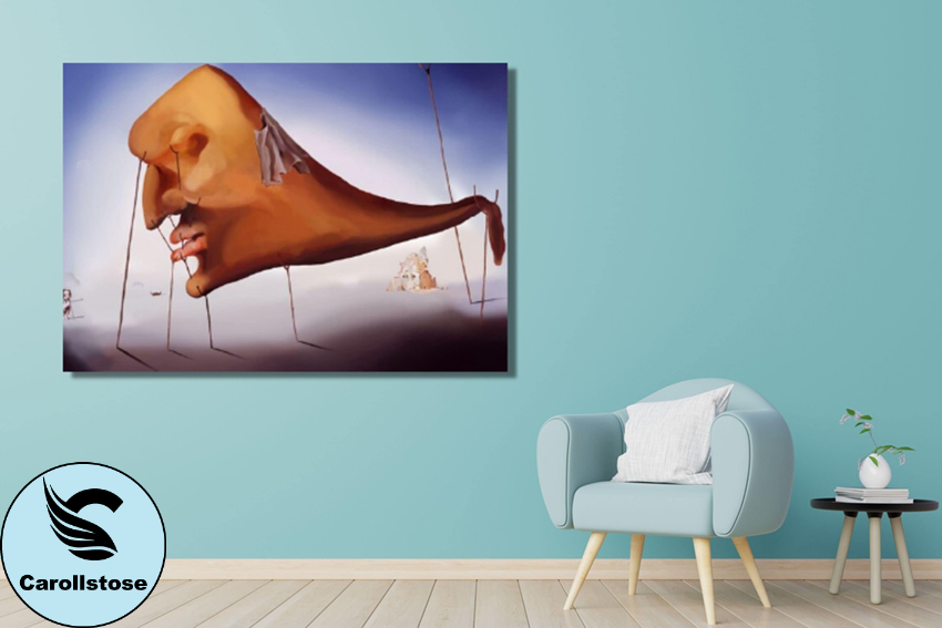 Salvador Dali Sleep Le sommeil Art Print Giclee High Quali | Inspire Uplift