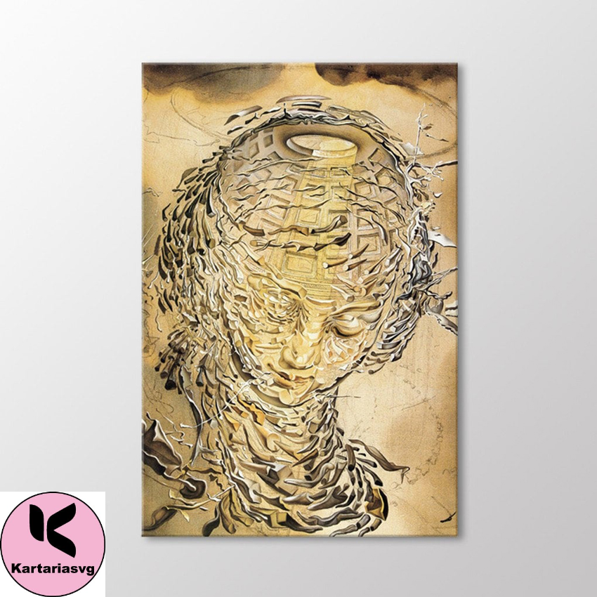 Salvador Dali Virgin Mary Canvas Wall Art, Salvador Dali Pai | Inspire ...