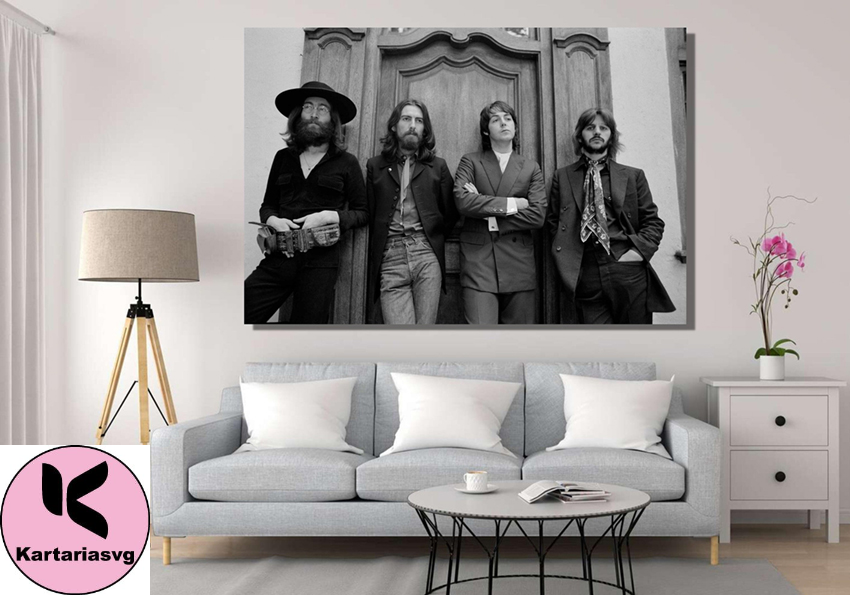 The Beatles Poster, The Beatles Canvas Wall Art, Home Decor | Inspire ...