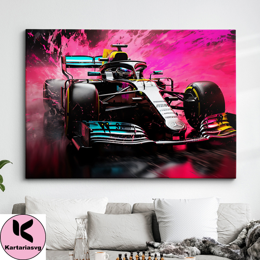 Formula 1 Racing Car F1 Sport Abstract Modern Painting Wall - Inspire ...