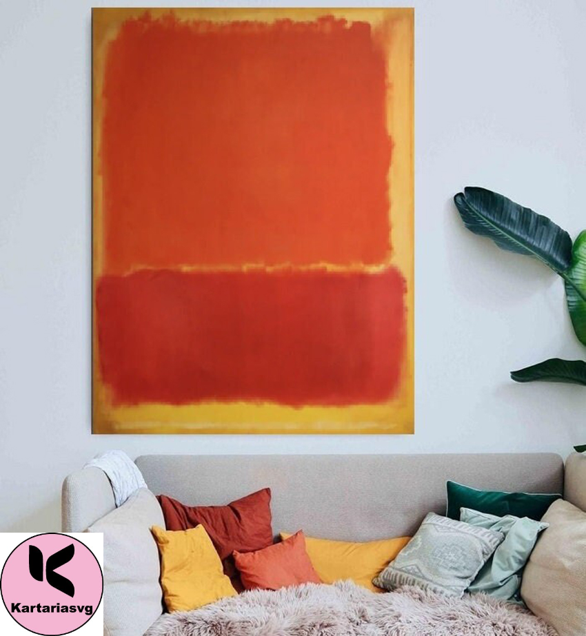 Mark Rothko style abstract Rothko Wall Art Rothko Reproducti - Inspire ...
