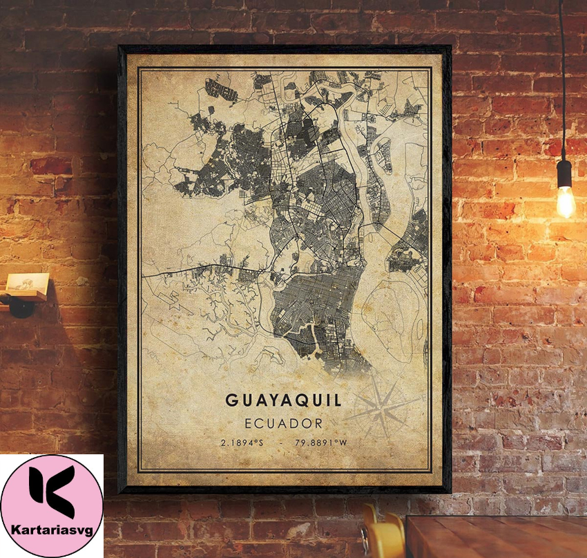 Guaynabo Map Print , Guaynabo Map , Puerto Rico Map Art , Gu | Inspire ...
