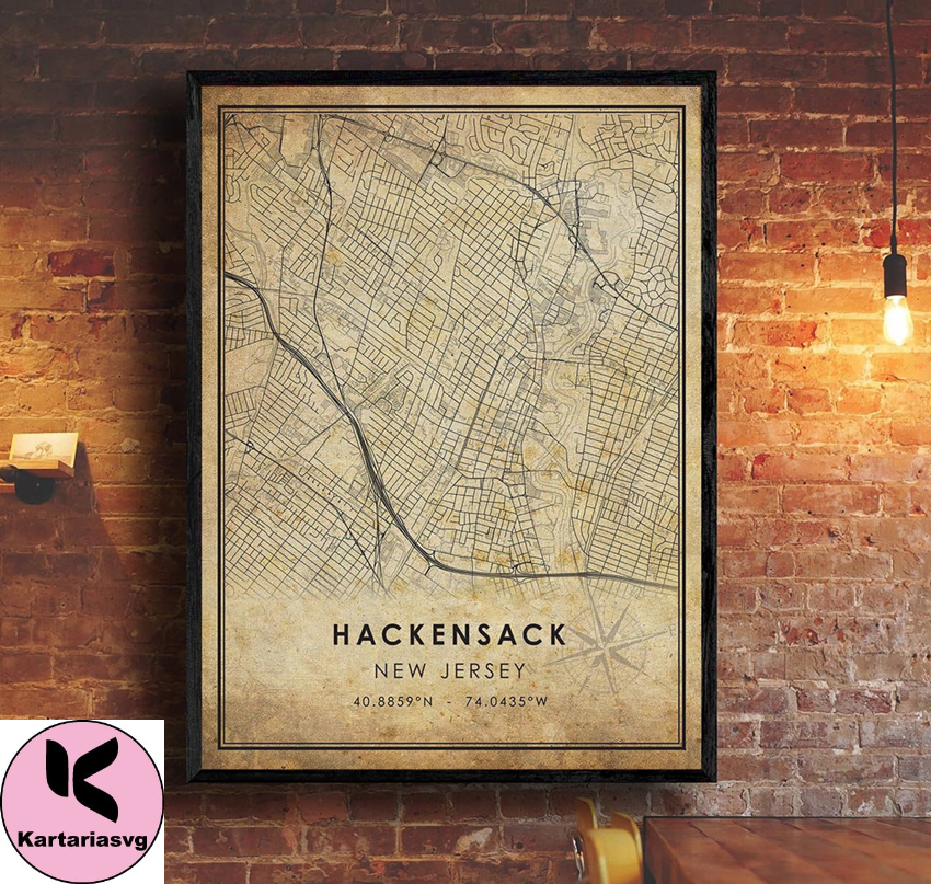Haddon Heights Map Print , Haddon Heights Map , New Jersey M | Inspire ...