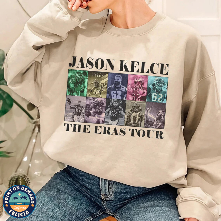 Jason Kelce The Eras Tour Shirt , Jason Kelce Merch Shirt , | Inspire ...