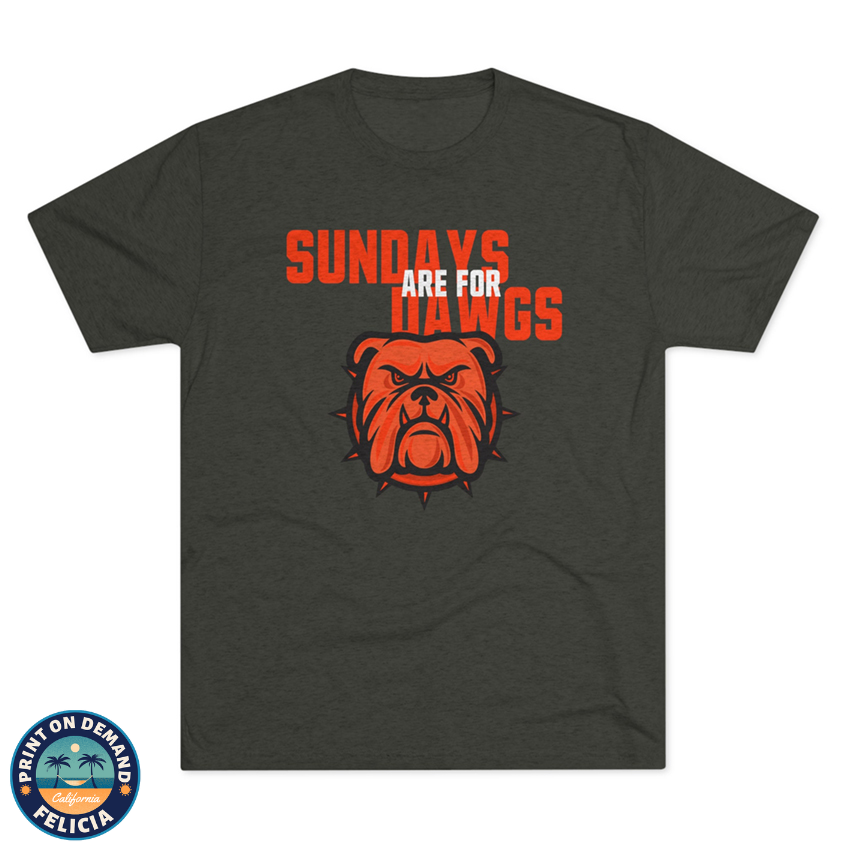 Cleveland Sundays Are For Dawgs Football Fan Dawg Pound Unis | Inspire ...