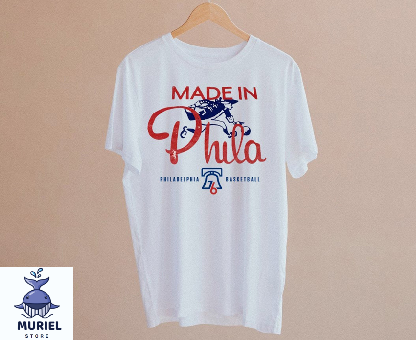 Philadelphia Basketball Made In Phila Vintage White Shirt , | Inspire ...