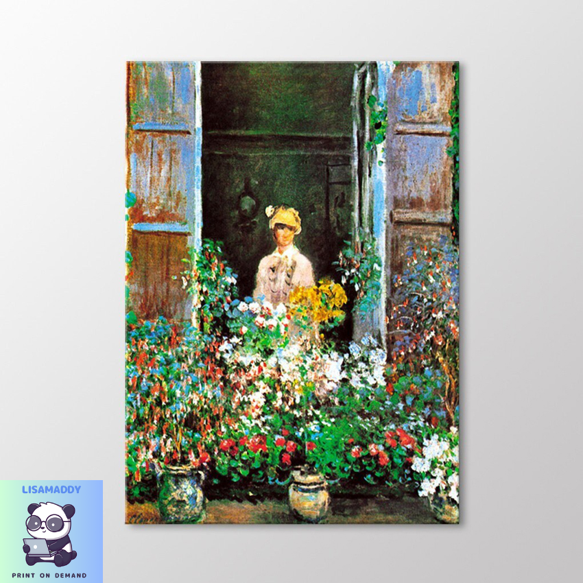 Camille Monet in Front of the Window 1873 by Claude Monet Ca | Inspire ...