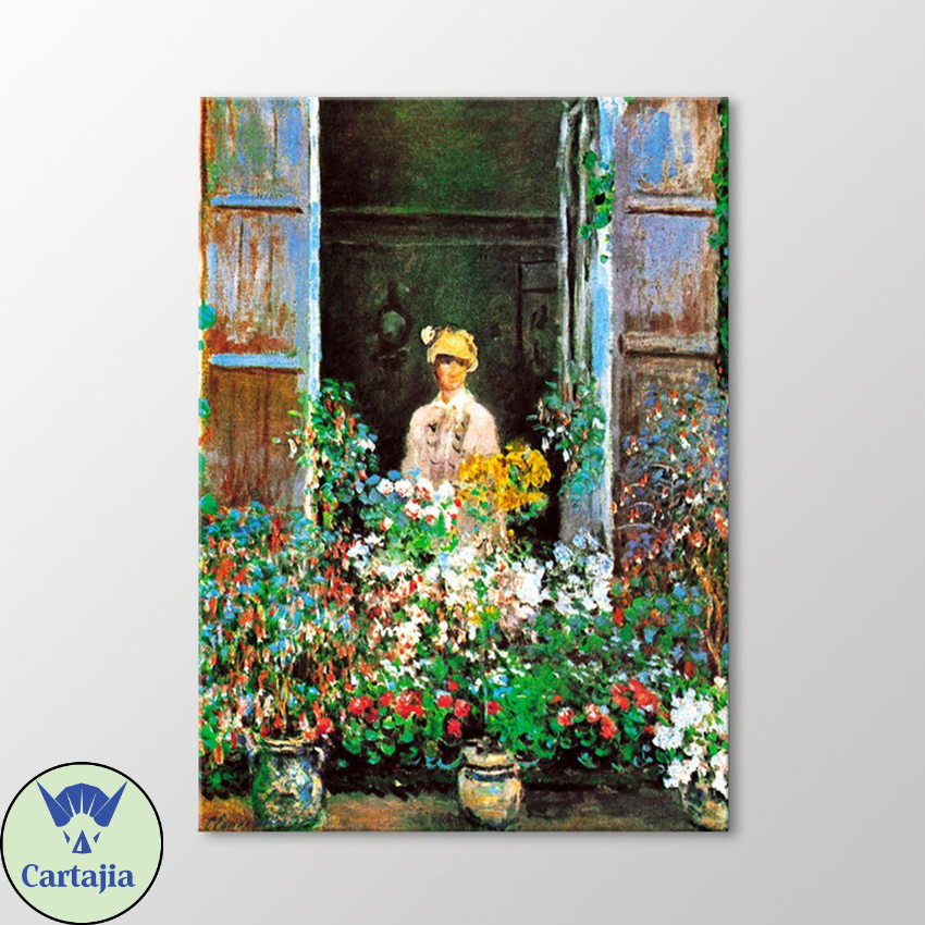 Camille Monet in Front of the Window 1873 by Claude Monet Ca | Inspire ...