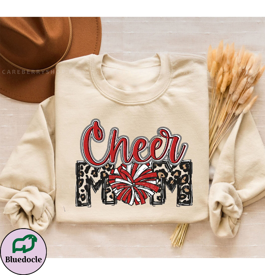 Cheerleading Cheer Mom Leopard TShirt , Cheer Mom Gift for M | Inspire ...