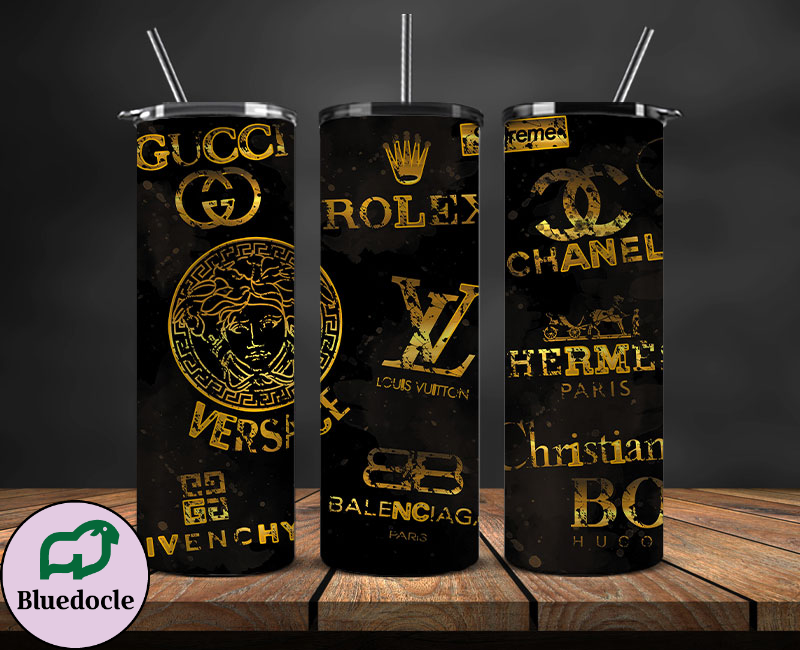 Famous Tumbler, Famous Logo,20oz Skinny Tumbler Luxury 68 - Inspire Uplift