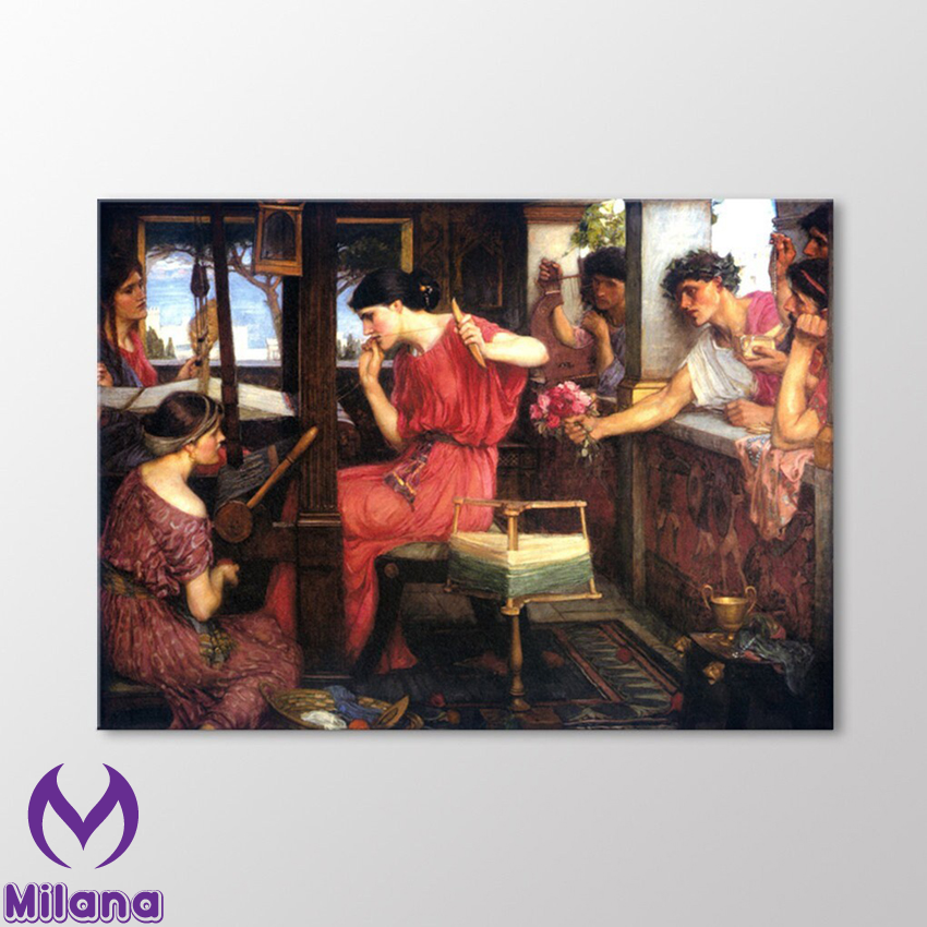 Penelope and the Tailors 1912 by John William Waterhouse Can | Inspire ...