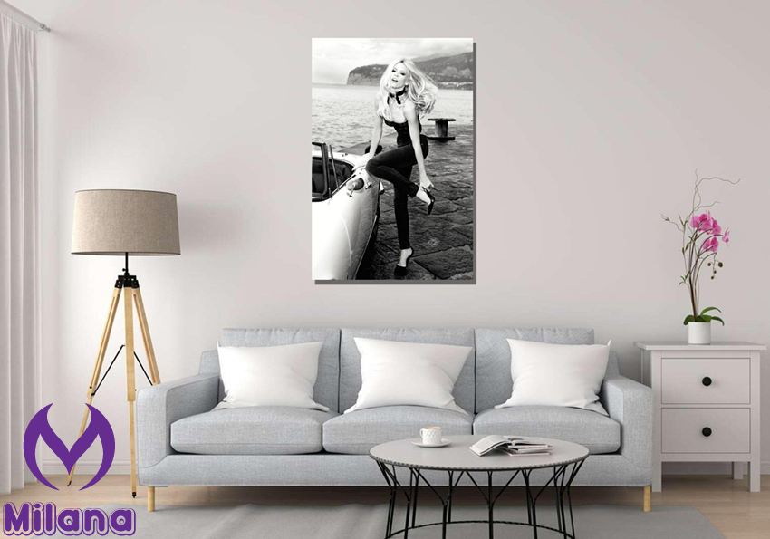 Bridget Bardot Canvas Wall Art Print,Brigitte Bardot Poster, | Inspire ...