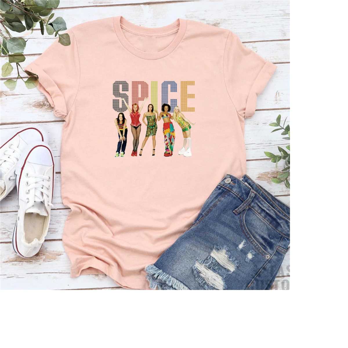 Spice Girls TShirt,Vintage 90s Tee,Spice Girls Gift,Spice Gi | Inspire ...