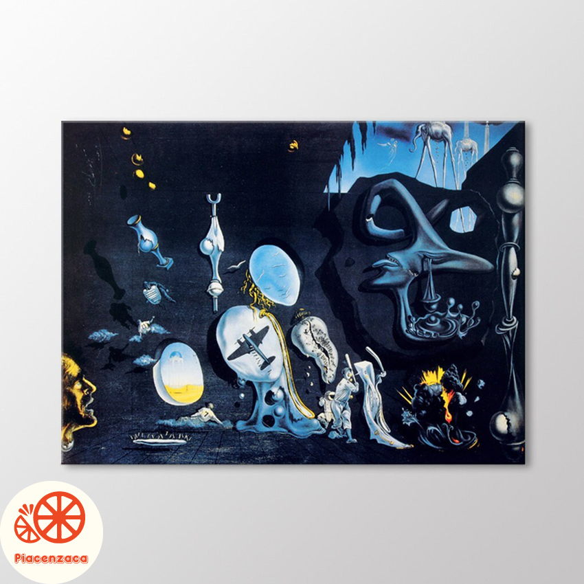Melancholic Eturanigue Atomic Idyll by Salvador Dali Canvas | Inspire ...