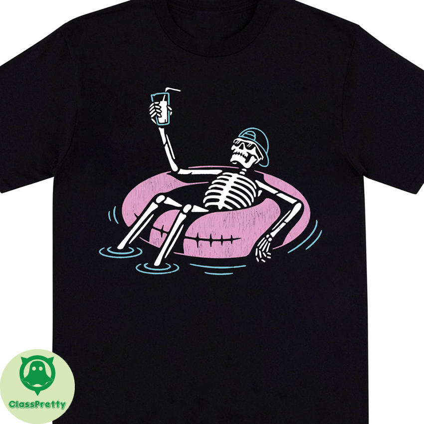 Vintage Skeleton Beach Shirt , Skelton Summer Tee, Skelton B - Inspire ...