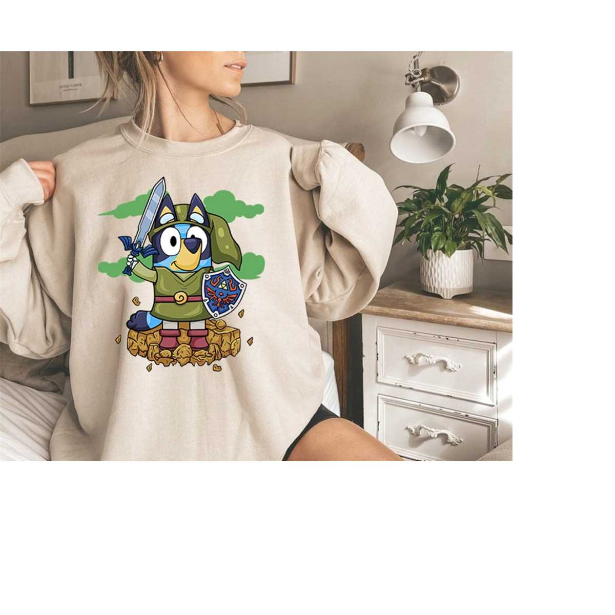 Bluey Legend of Zelda | Bluey Breath Of The Wild Hylia Tee | | Inspire ...