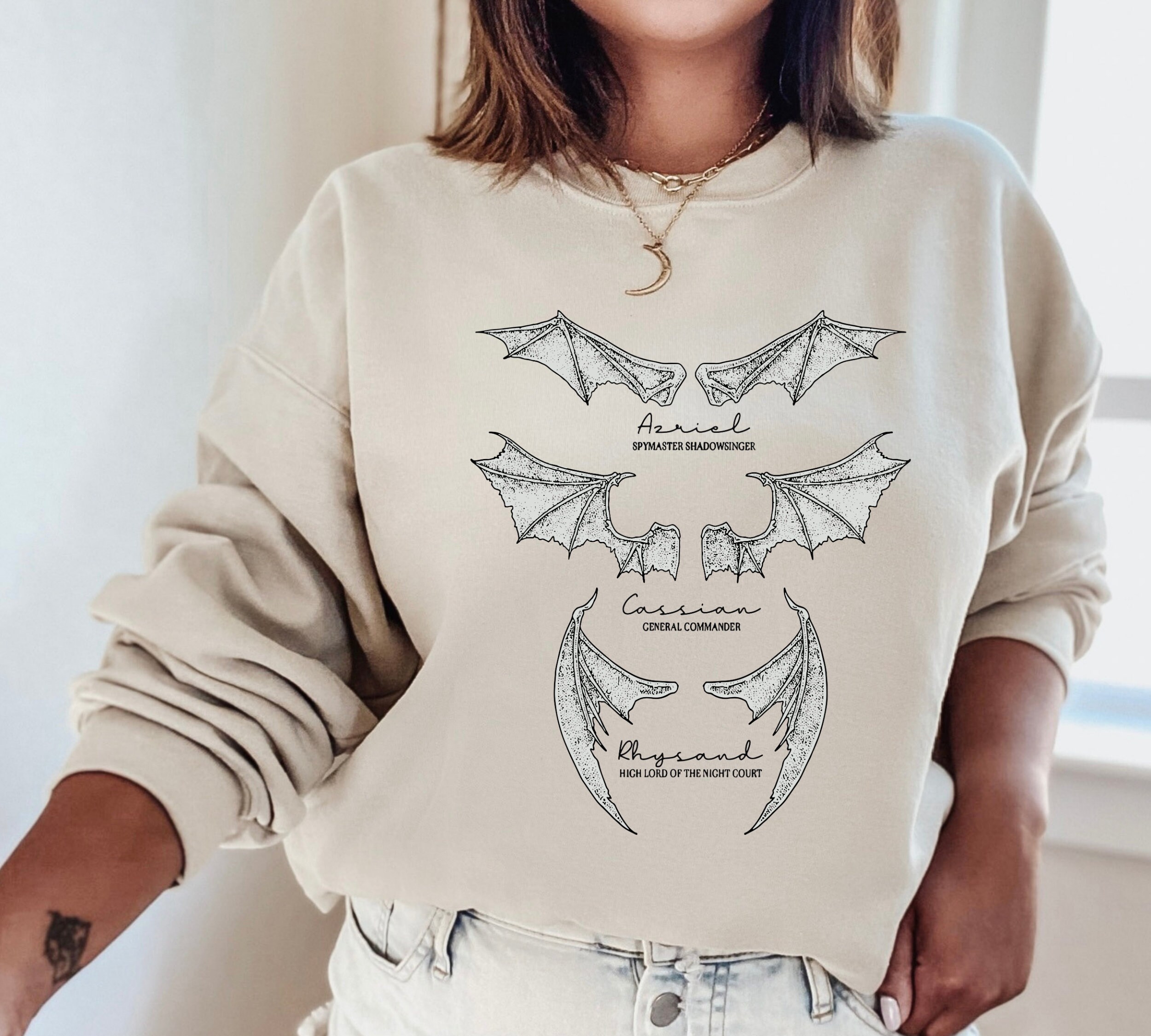 ACOTAR Bat Boys Sweatshirt,The Night Court Sweathirt,Illyria | Inspire ...